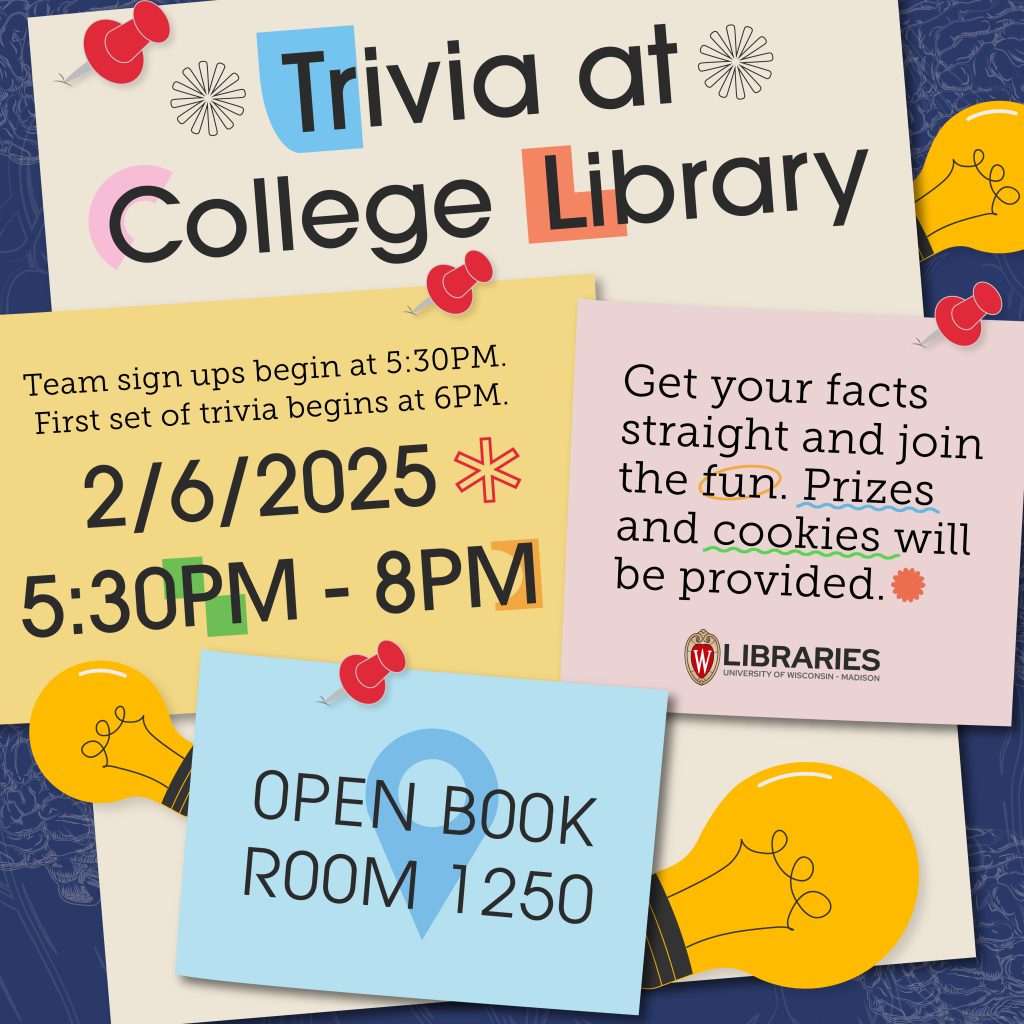 Trivia Night! | College Library | UW-Madison Libraries