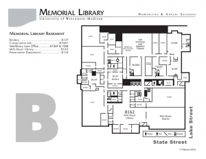 Floor Plans | Memorial Library | UW-Madison Libraries